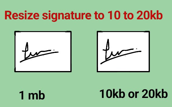 signature resizer 10 to 20kb